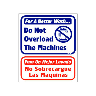 L805 Do Not Overload The Machines – Kings Laundry Group Equipment